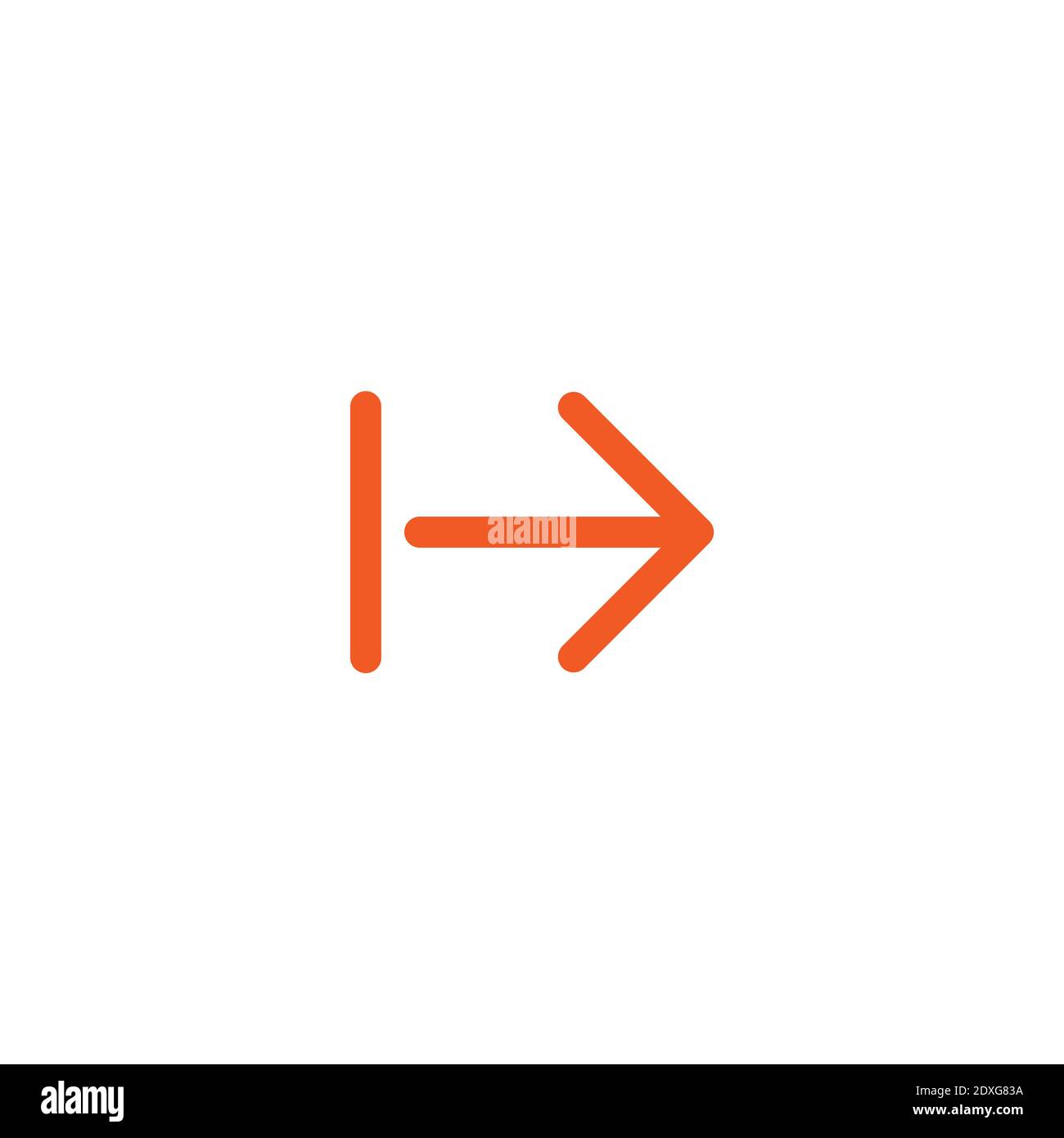 Pointing to the exit Stock Vector Images - Alamy