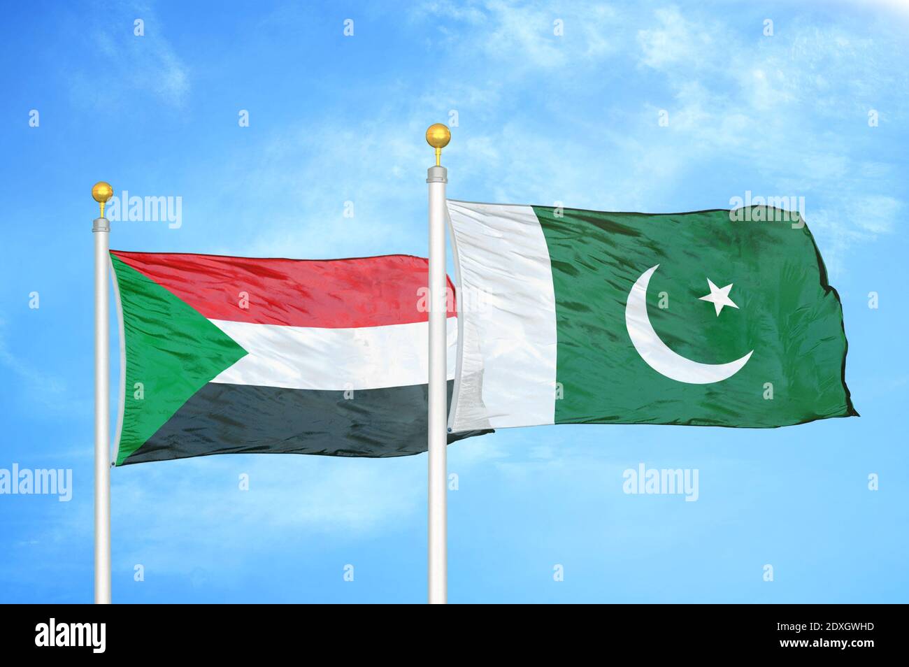 Pakistan sudan flag hi-res stock photography and images - Alamy