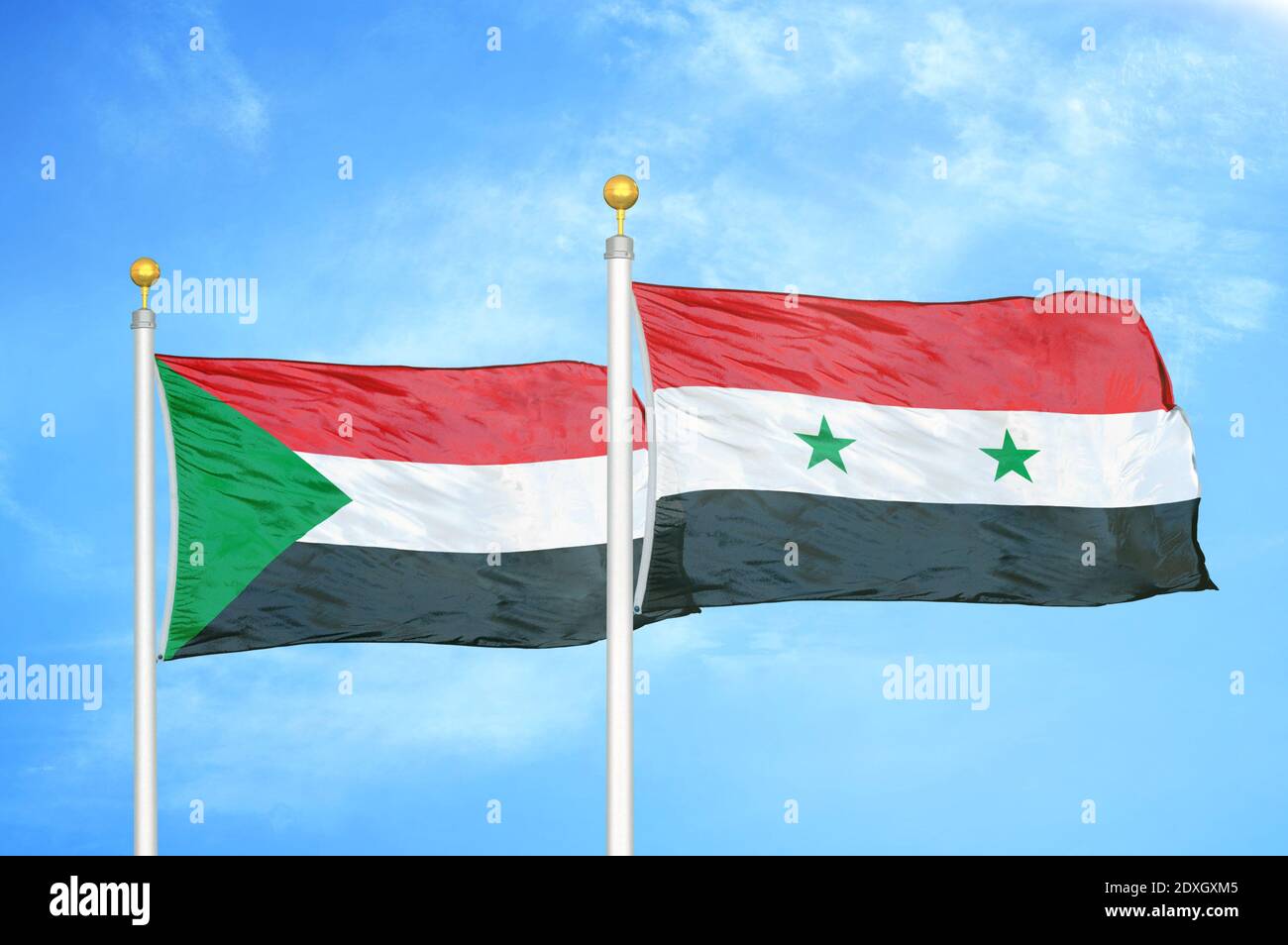 Syria sudan flag hi-res stock photography and images - Alamy