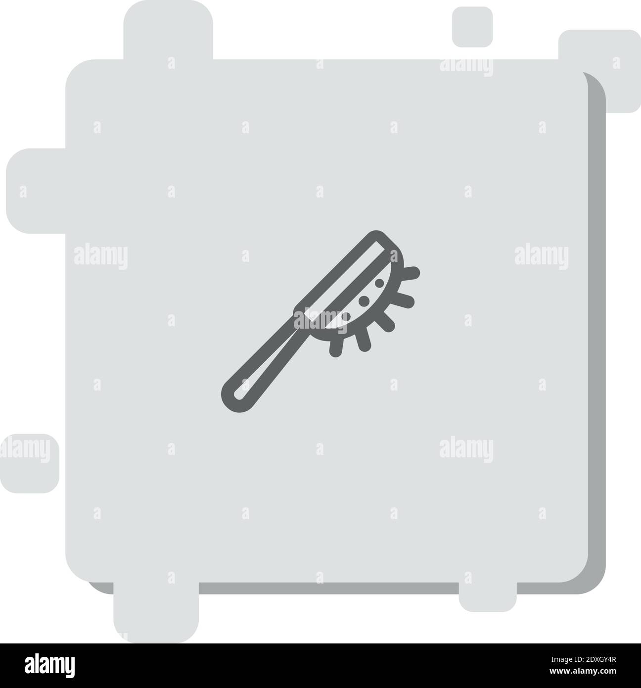 hair brush vector icon modern simple vector illustration Stock Vector ...