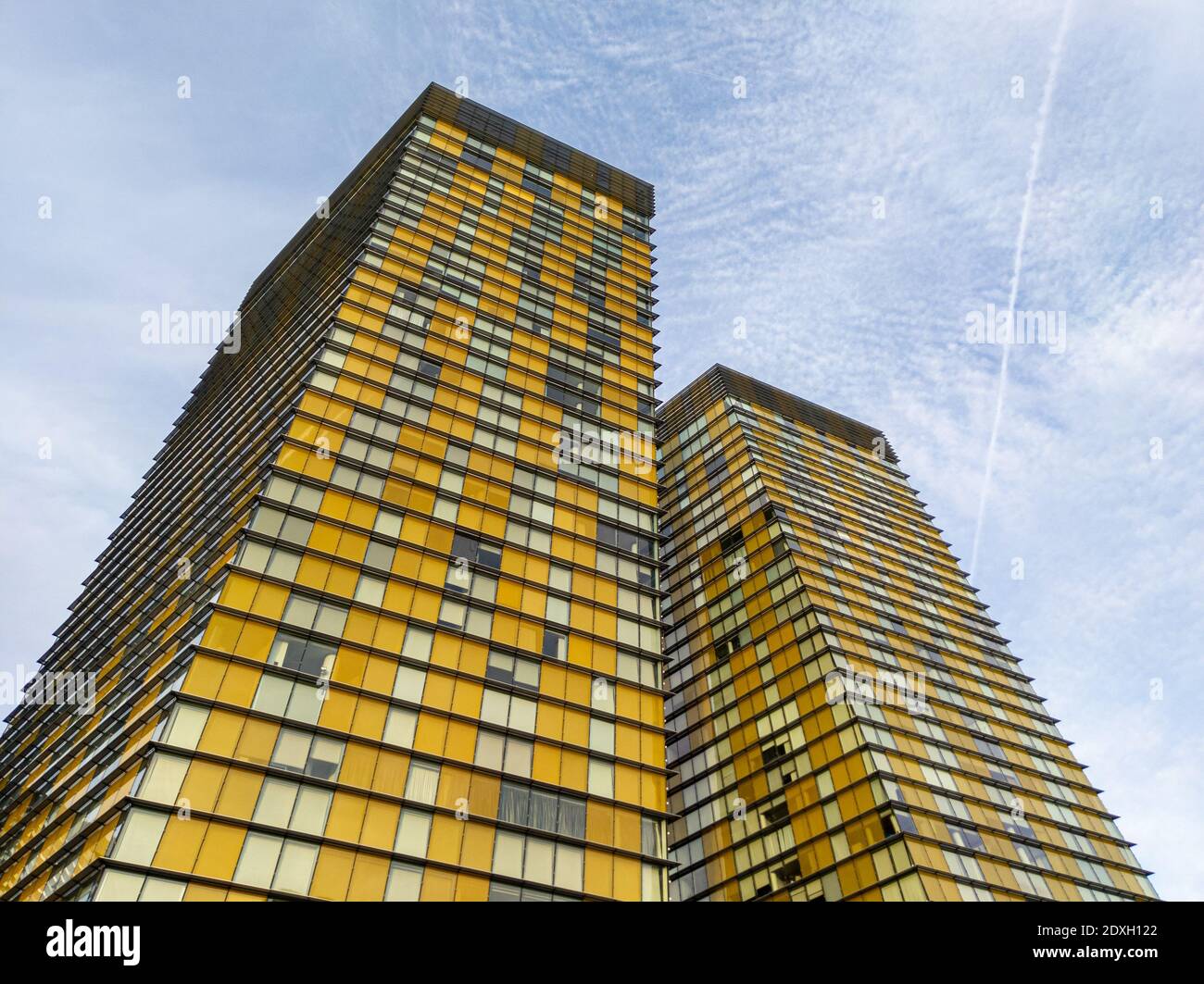 Blue and yellow towers hi-res stock photography and images - Alamy