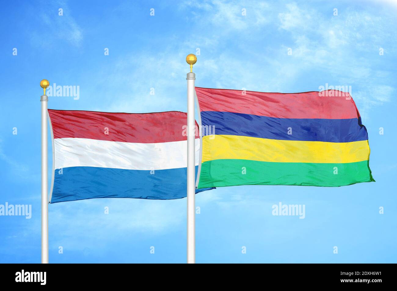 Mauritius netherlands flag hi-res stock photography and images - Alamy