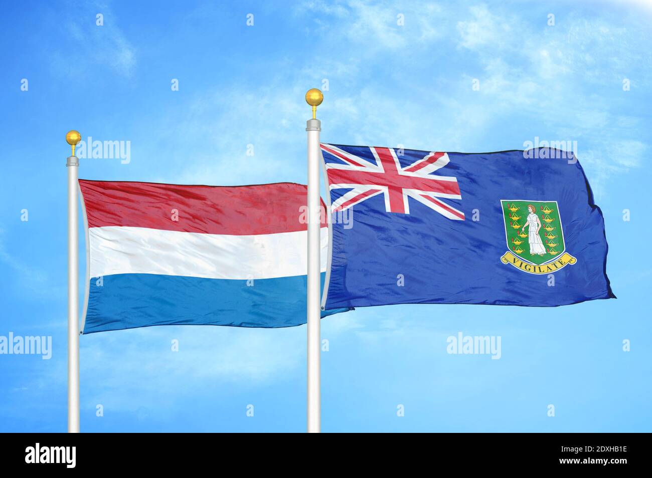 Dutch virgin islands flag hi-res stock photography and images - Alamy