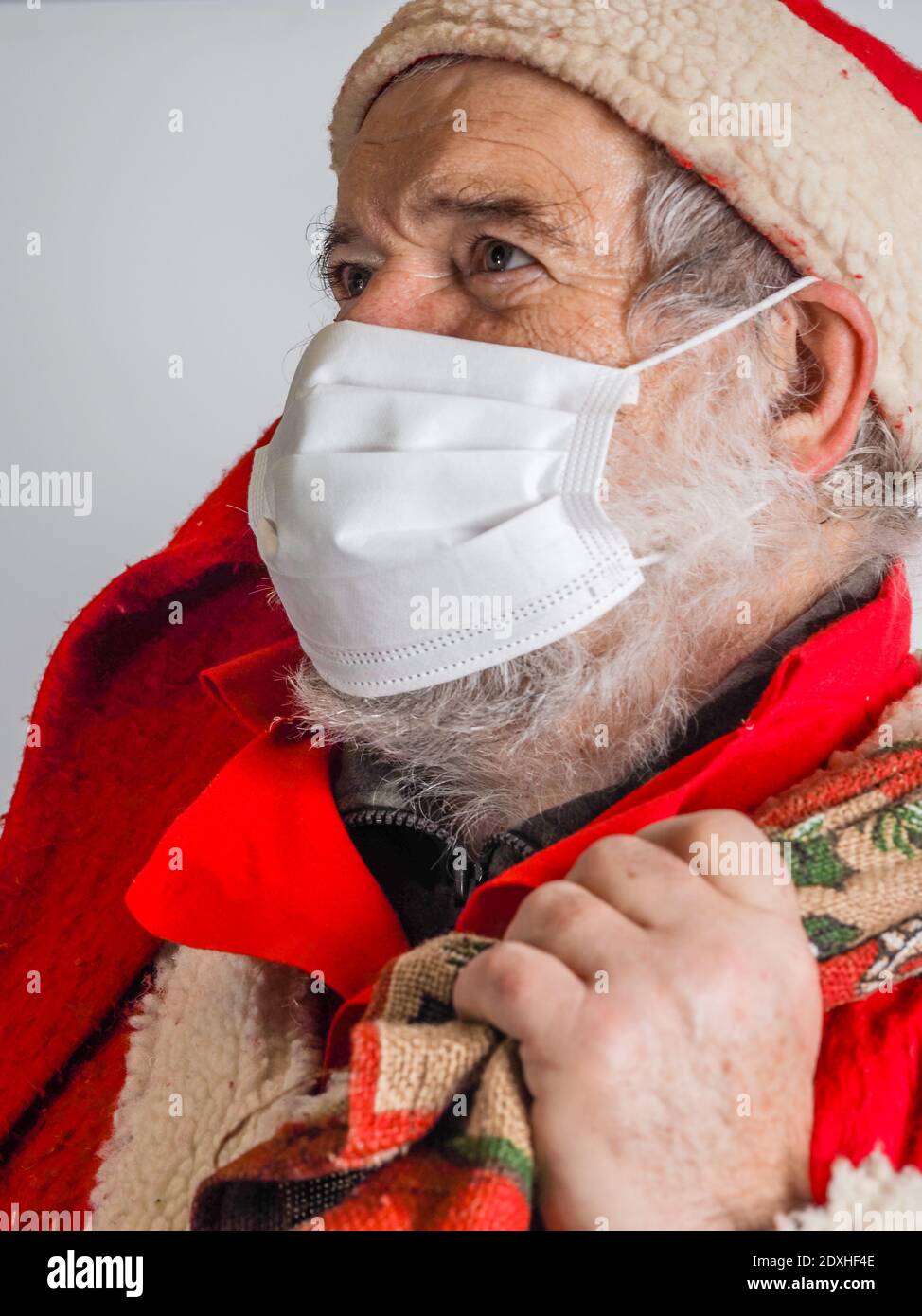 the real santa claus of 2020 Stock Photo - Alamy
