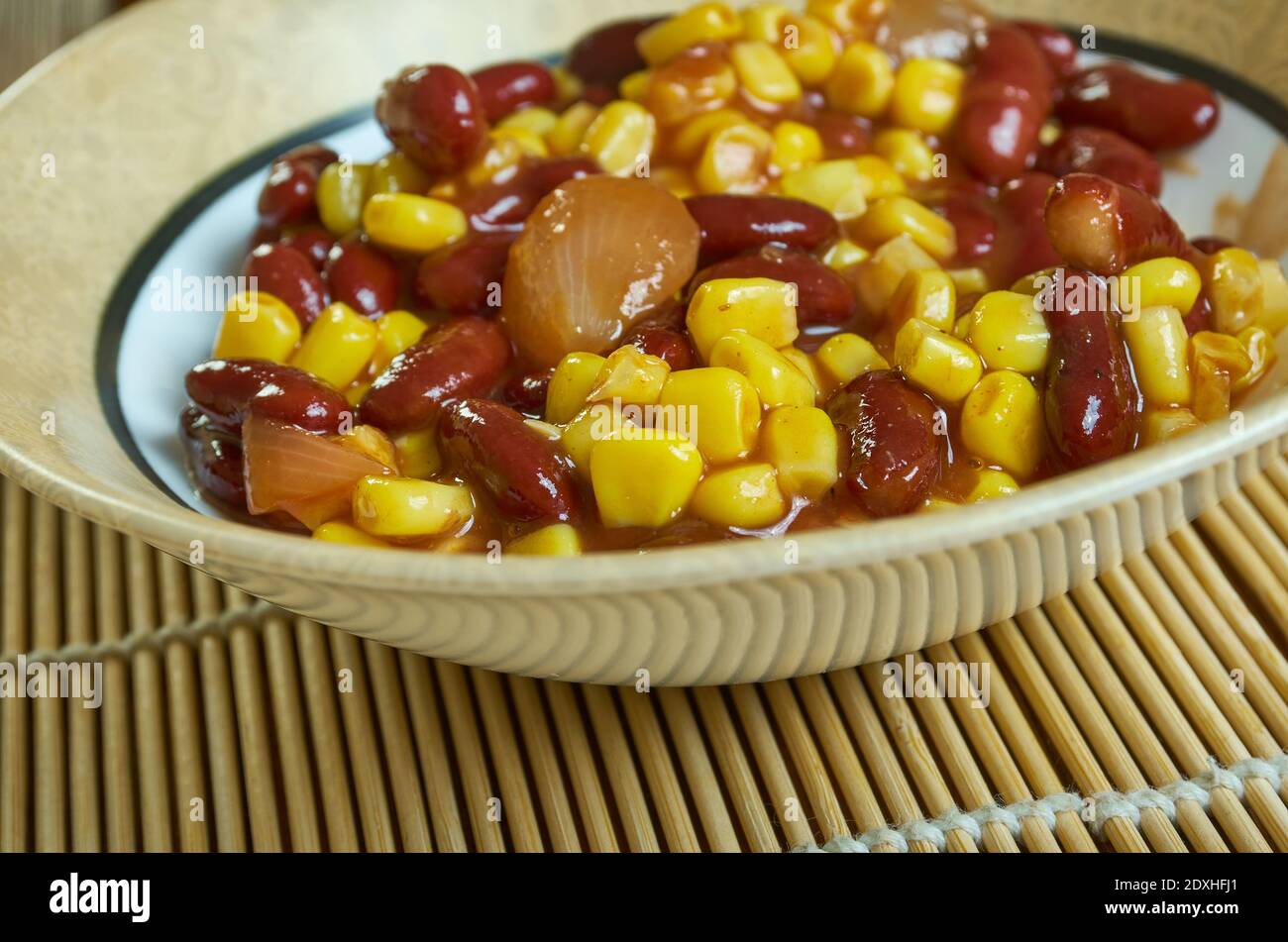 Corn Chaff Adalu, corn and beans porridge enjoyed throughout West ...