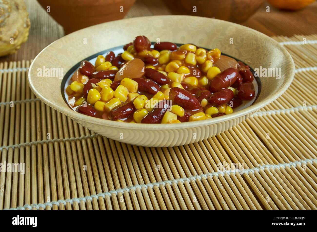 Corn Chaff Adalu, corn and beans porridge enjoyed throughout West ...