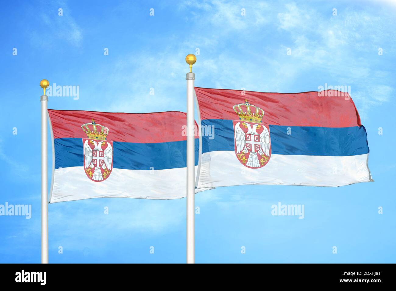 Serbian Flag Waving Wind High Resolution Stock Photography and Images ...