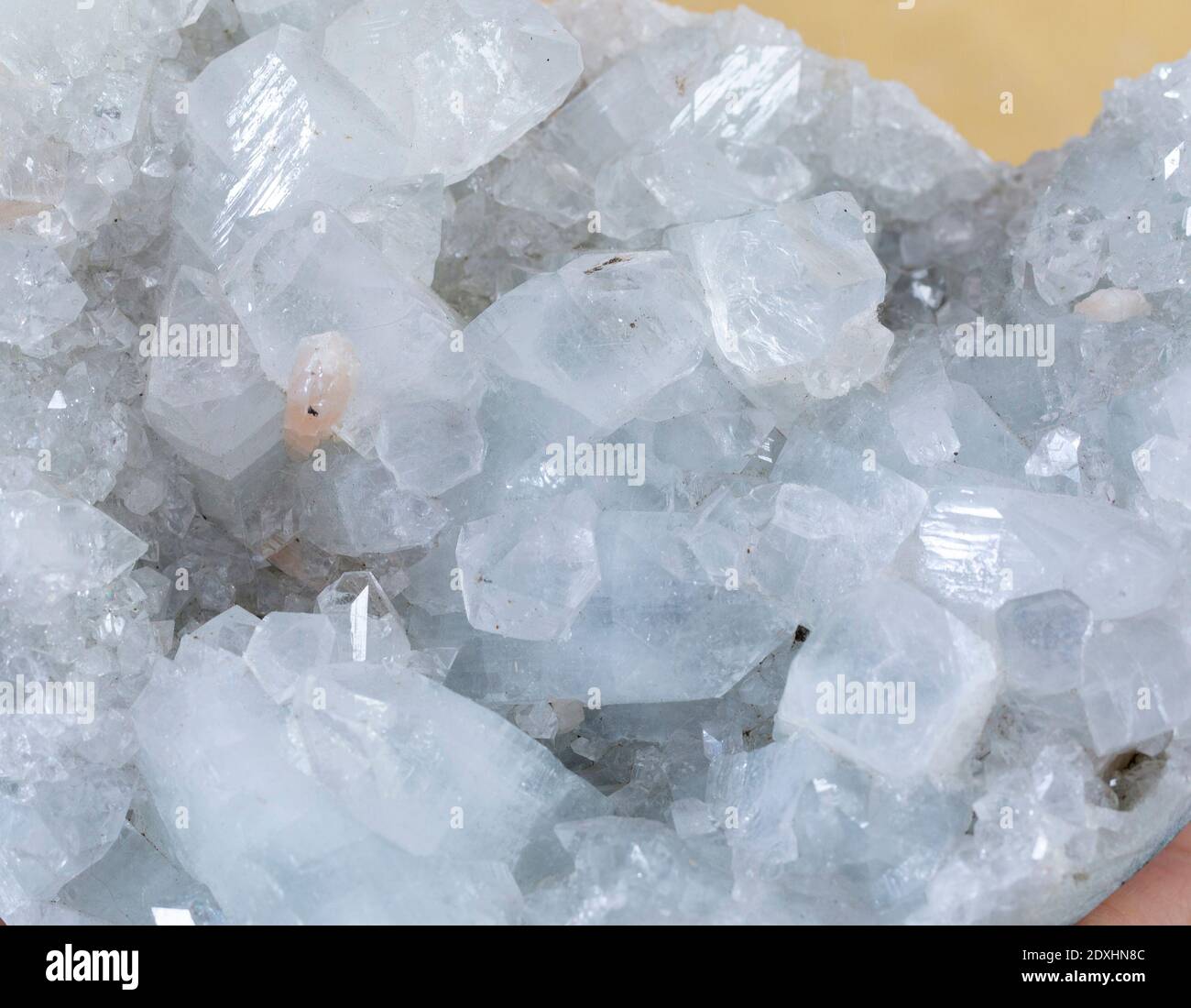 apophyllite mineral specimen stone gem quartz crystal rock Stock Photo ...