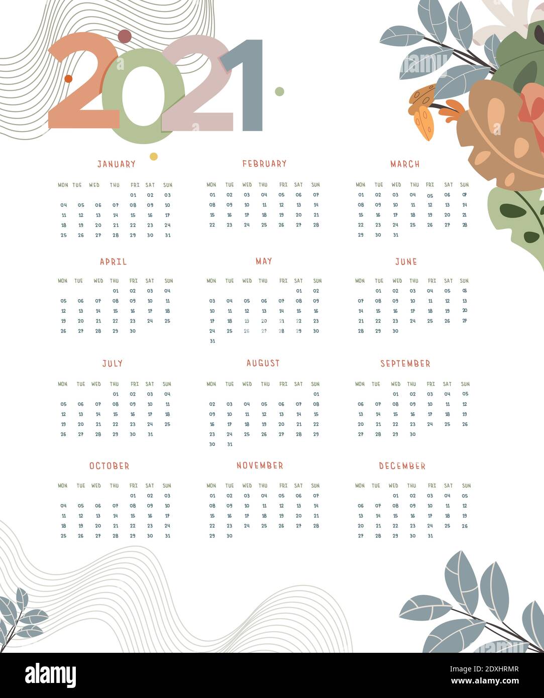 2021 spring Stock Vector Images - Alamy