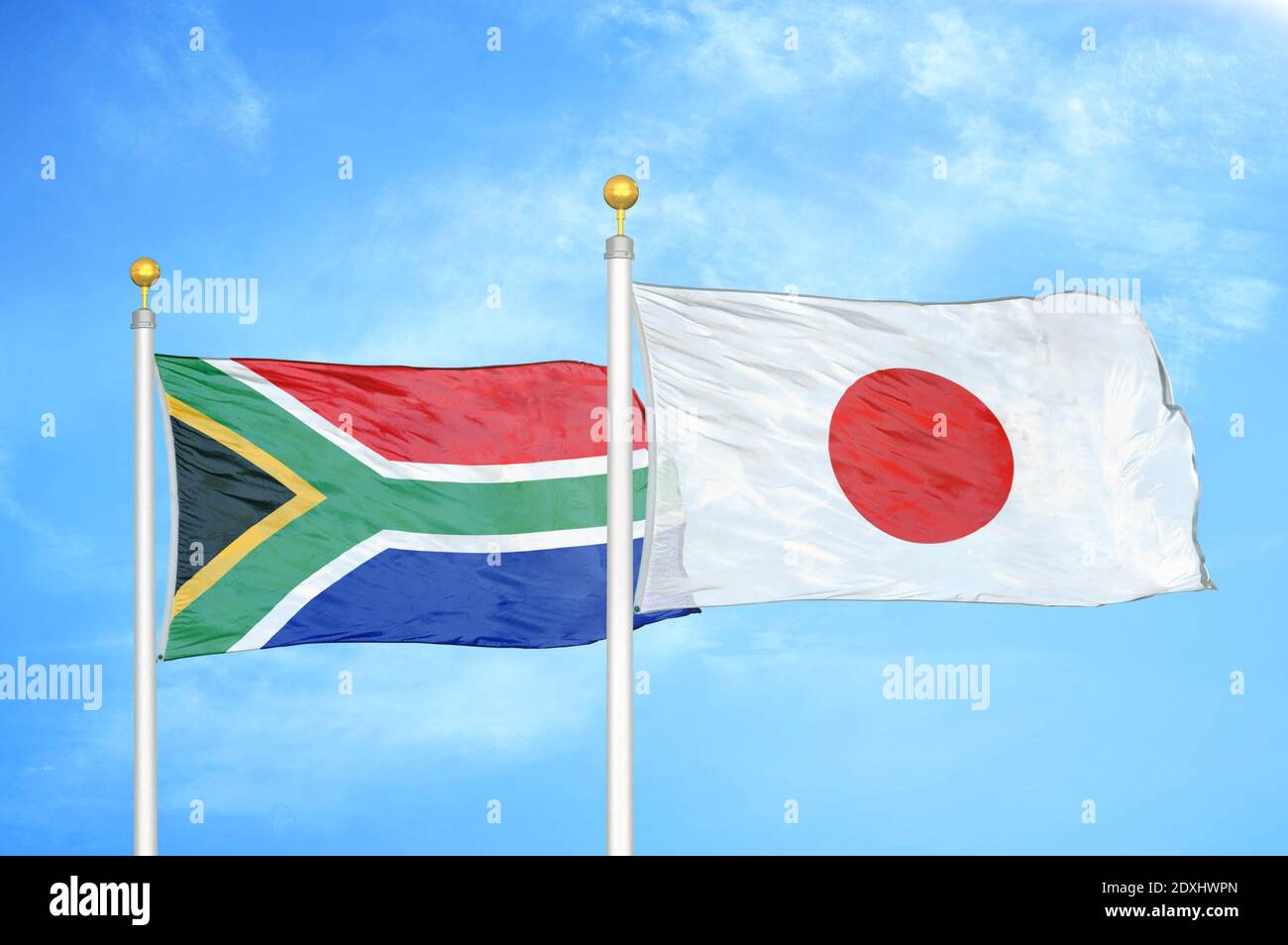 Japan flag africa hi-res stock photography and images - Alamy