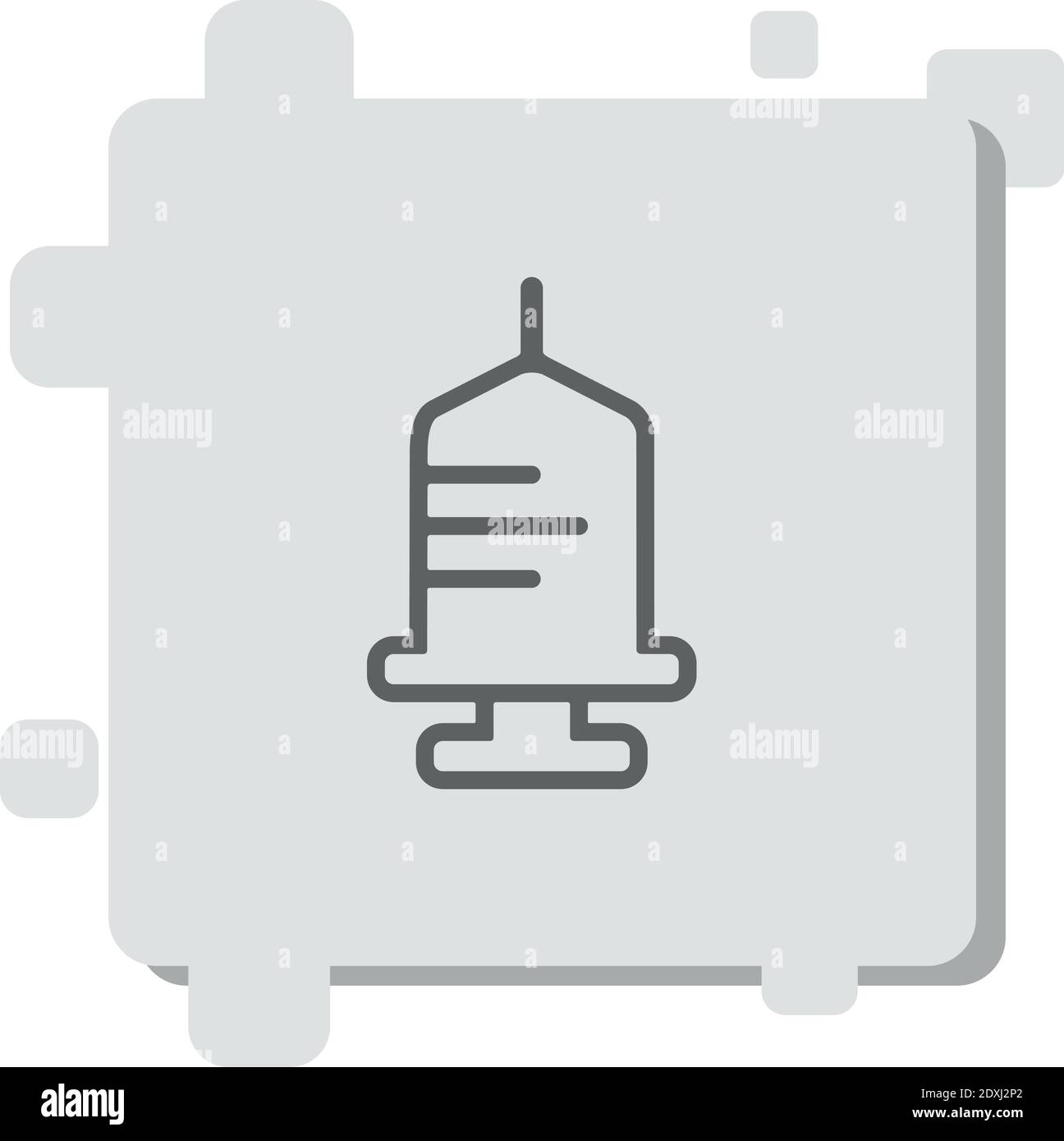 empty syringe vector icon modern simple vector illustration Stock ...