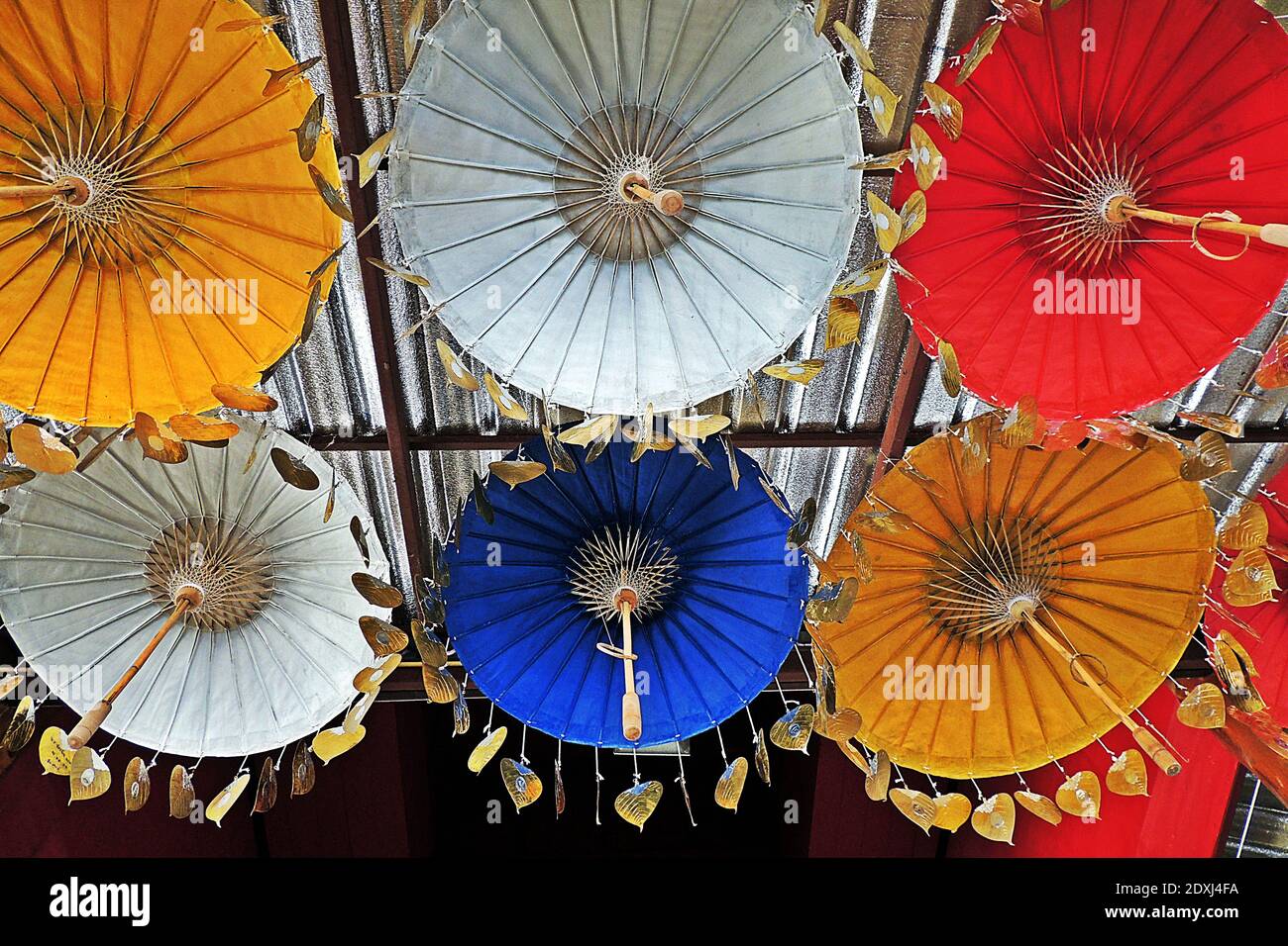 Umbrella hanging from ceiling hi-res stock photography and images - Alamy