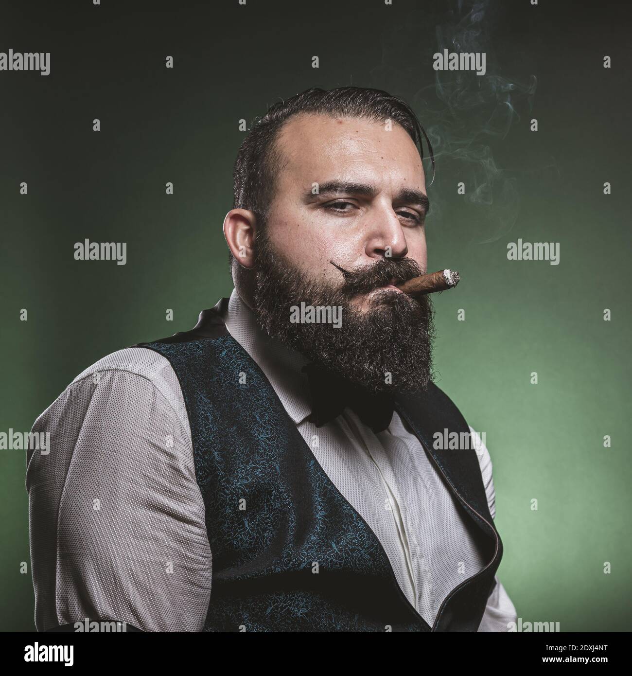 Man smoking cigarette attitude hi-res stock photography and images - Alamy