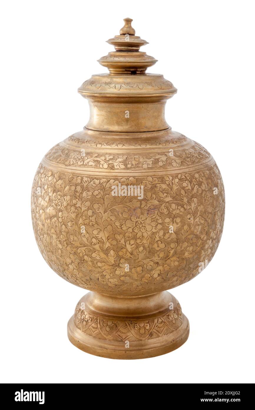 Brass container hi-res stock photography and images - Alamy