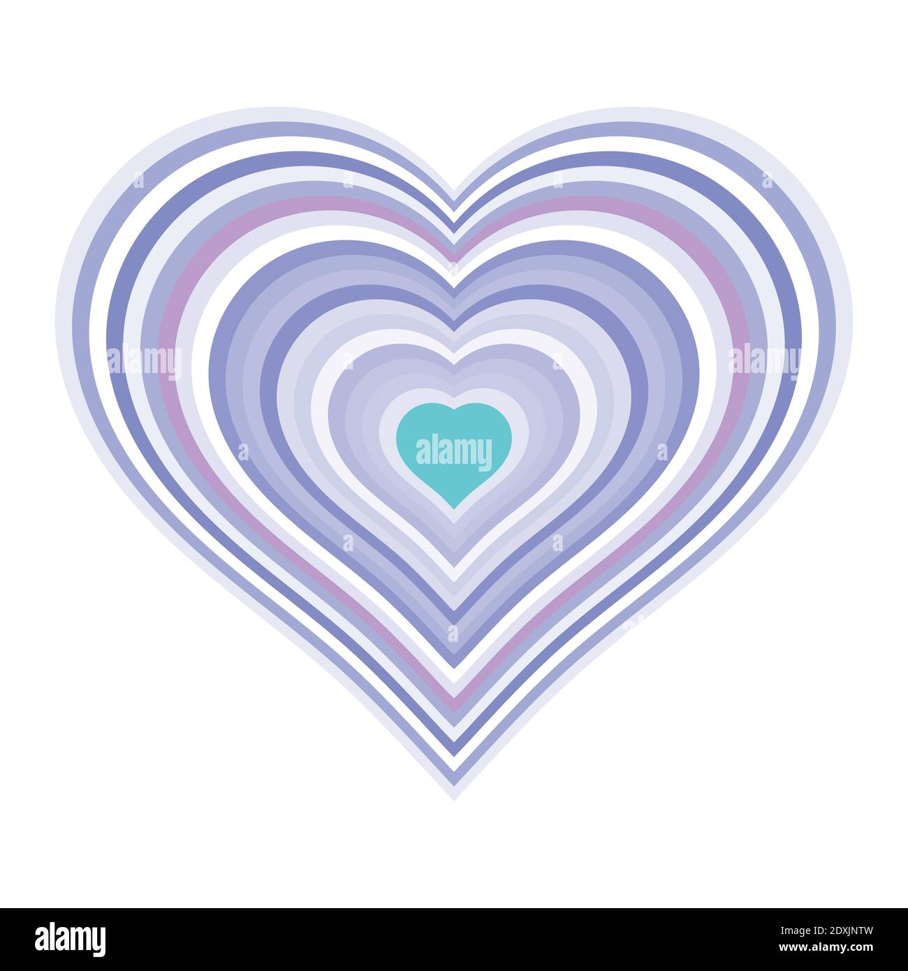 Blue cold icy heart, vector illustration on white Stock Vector Image ...