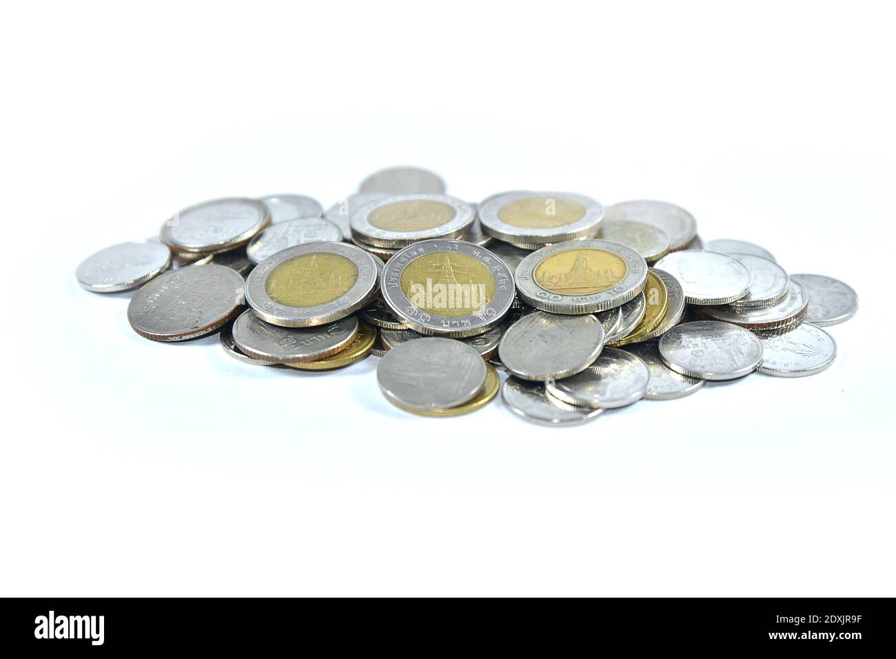 Stack money baht thailand Cut Out Stock Images & Pictures - Alamy