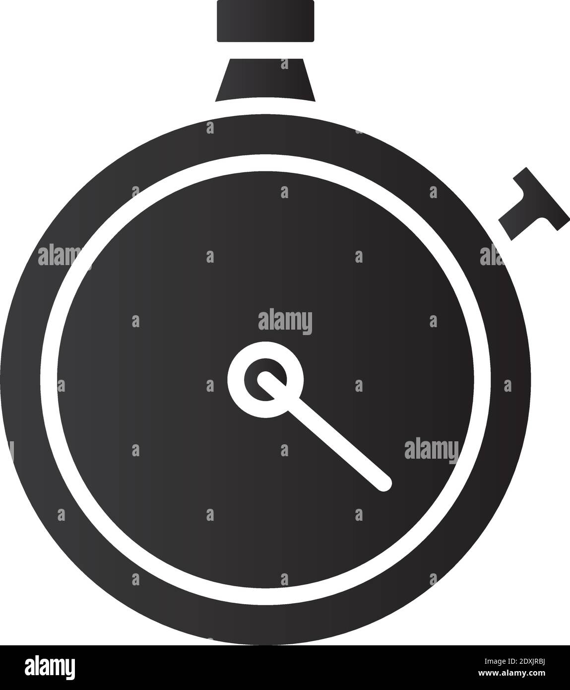 timer chronometer counter silhouette style vector illustration design ...