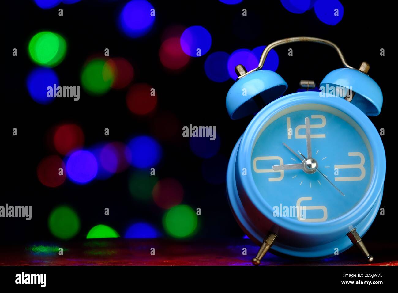 Illuminated circle alarm clock hi-res stock photography and images - Alamy