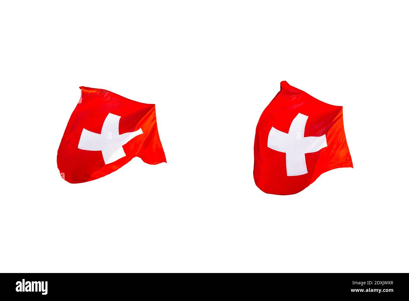 Red swiss flag Cut Out Stock Images & Pictures - Alamy