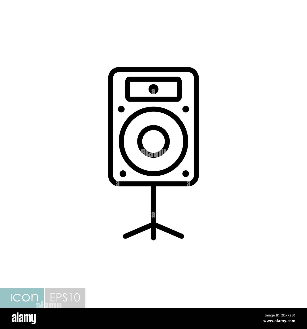 Acoustic Speaker Vector Icon Music Column Graph Symbol For Music And acoustic-speaker-vector-icon-music-column-graph-symbol-for-music-and