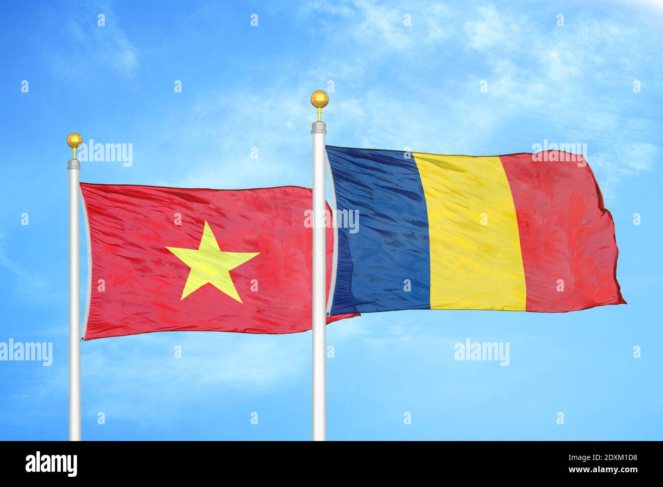 Vietnam chad flag hi-res stock photography and images - Alamy