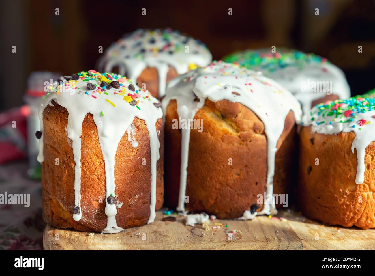 Many Traditional eastern europe Russian and ukrainian Easter cake ...