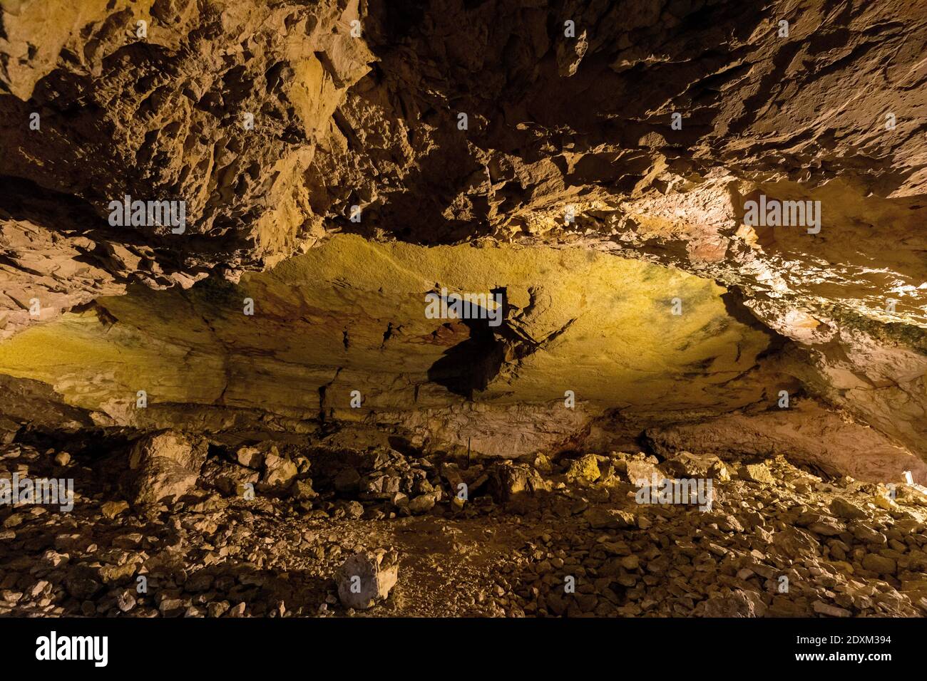 Jerusalem, Israel - October 14, 2017: Underground halls and passages of ...