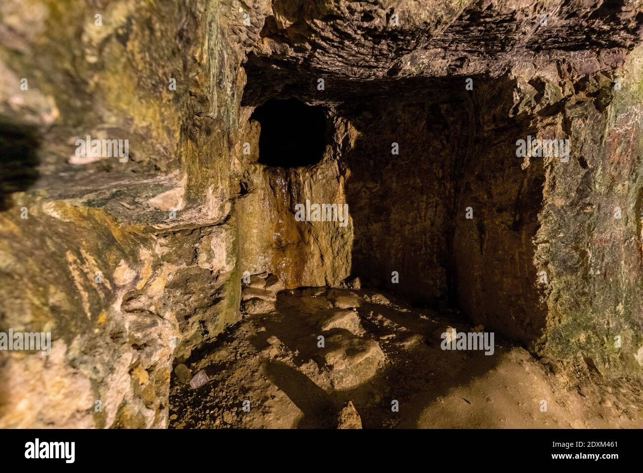Jerusalem, Israel - October 14, 2017: King Zedekiah tears niche with ...