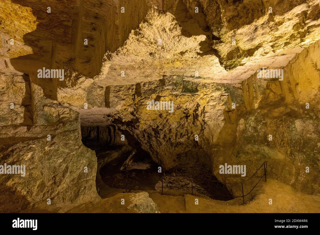Jerusalem, Israel - October 14, 2017: Underground halls and passages of ...