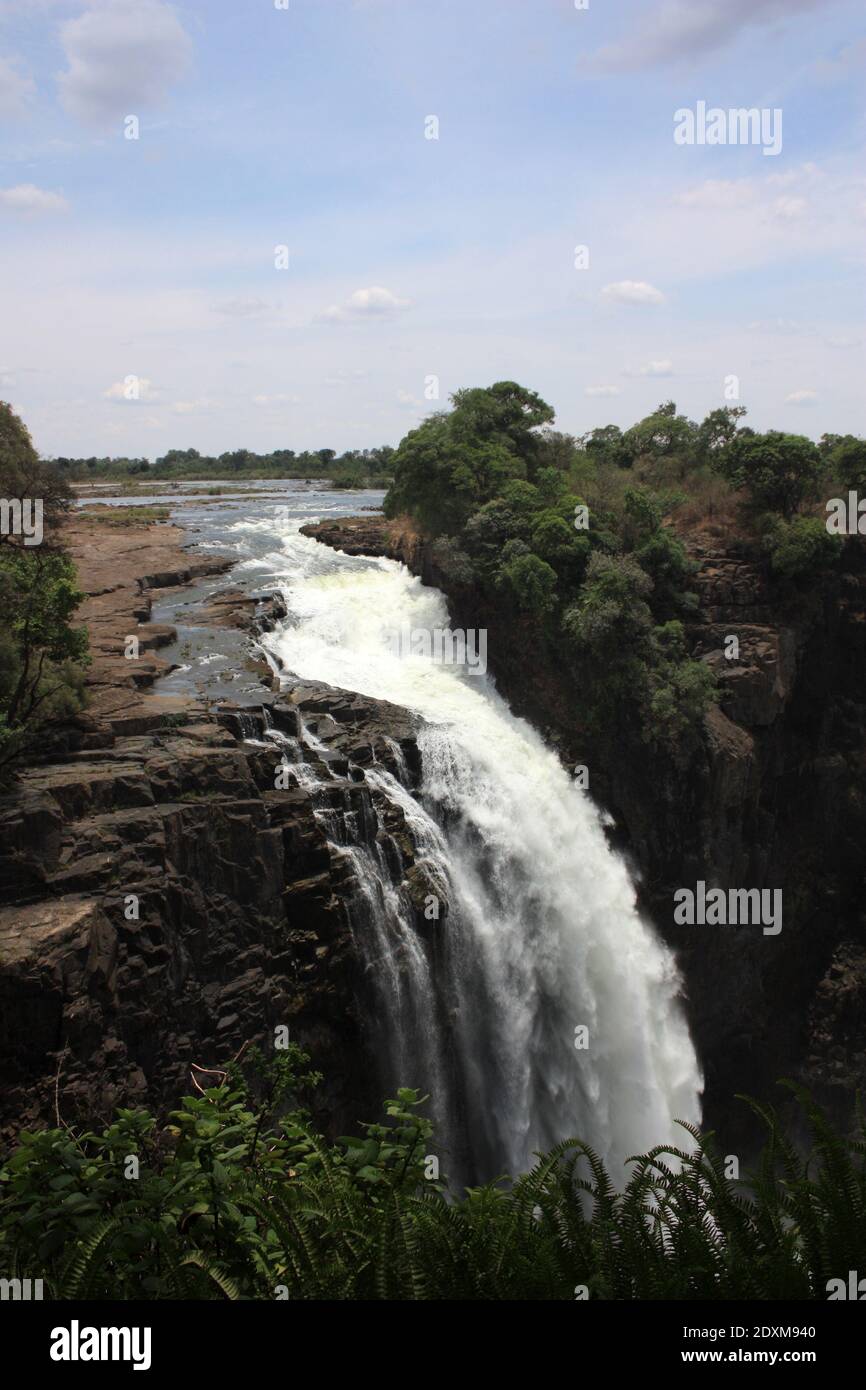 Devil's Cataract, Victoria Falls, Zimbabwe, Africa Stock Photo - Alamy