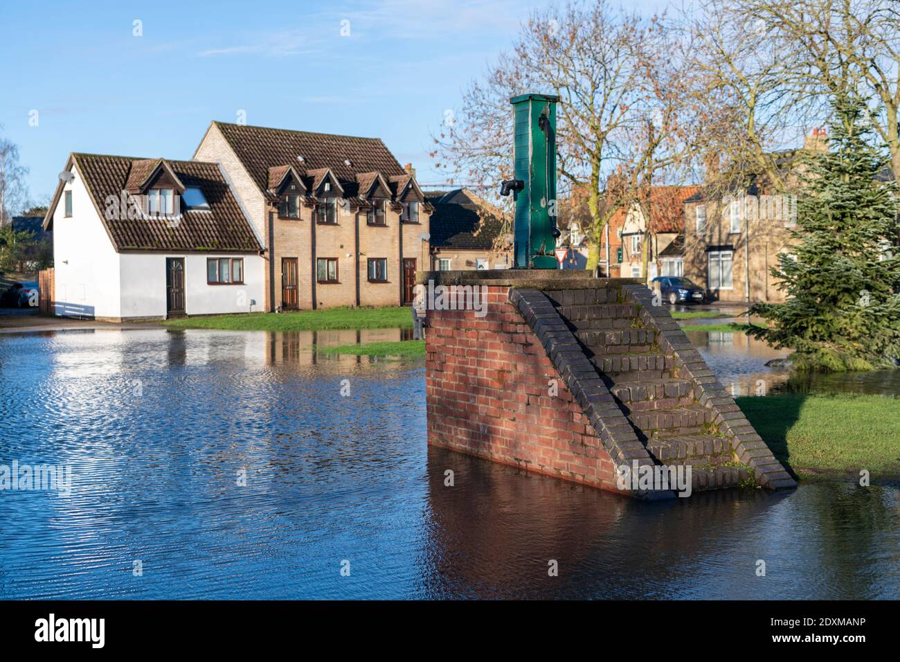 Willingham Cambridgeshire, UK. 24th Dec, 2020. Many areas of the ...