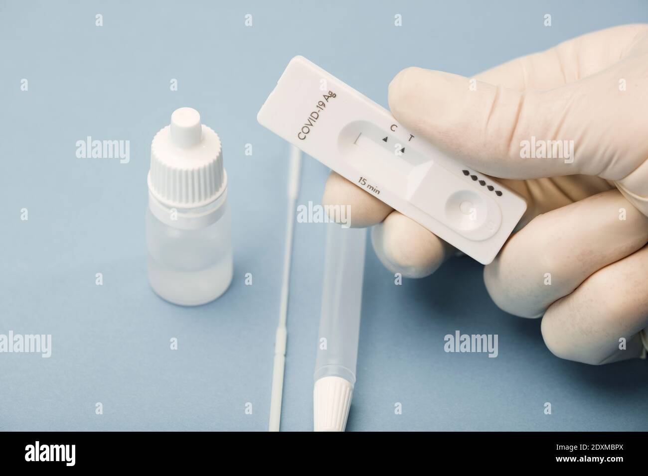 COVID-19 virus disease test in doctor hands, coronavirus test, global ...