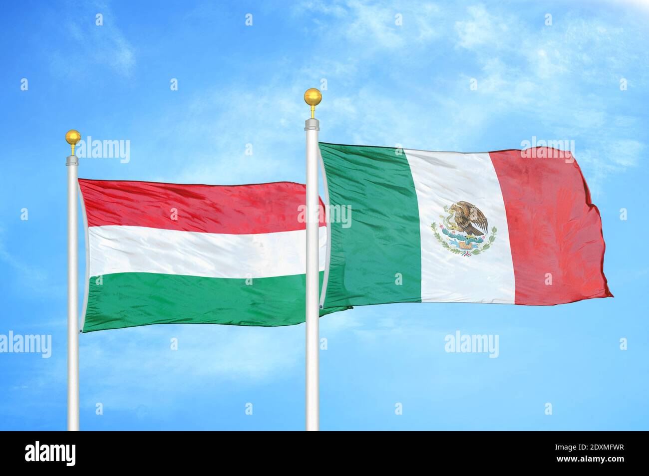 Mexico hungary flag hi-res stock photography and images - Alamy