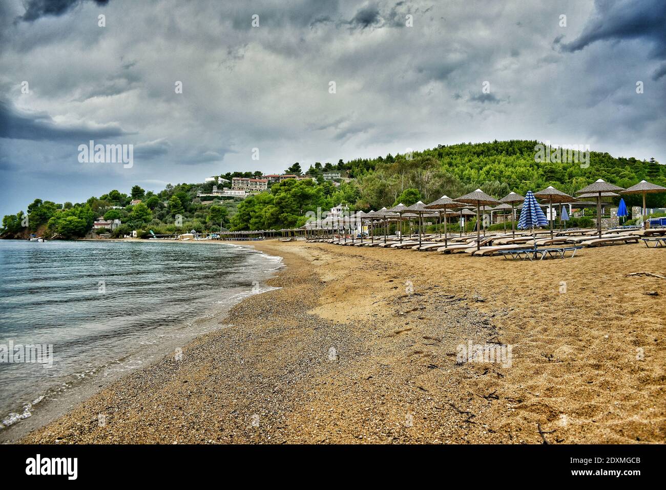 Skiathos beach troulos bay hi-res stock photography and images - Alamy