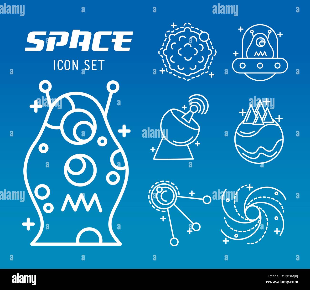 The seven planets Stock Vector Images - Alamy