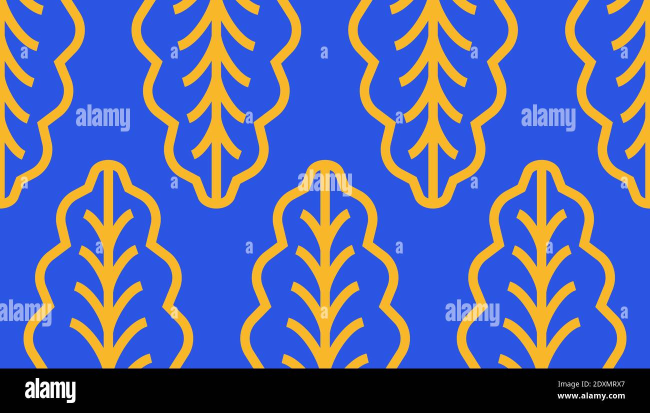 Chinese ribbon ornament with golden leaf on cobalt background. Chinese ...