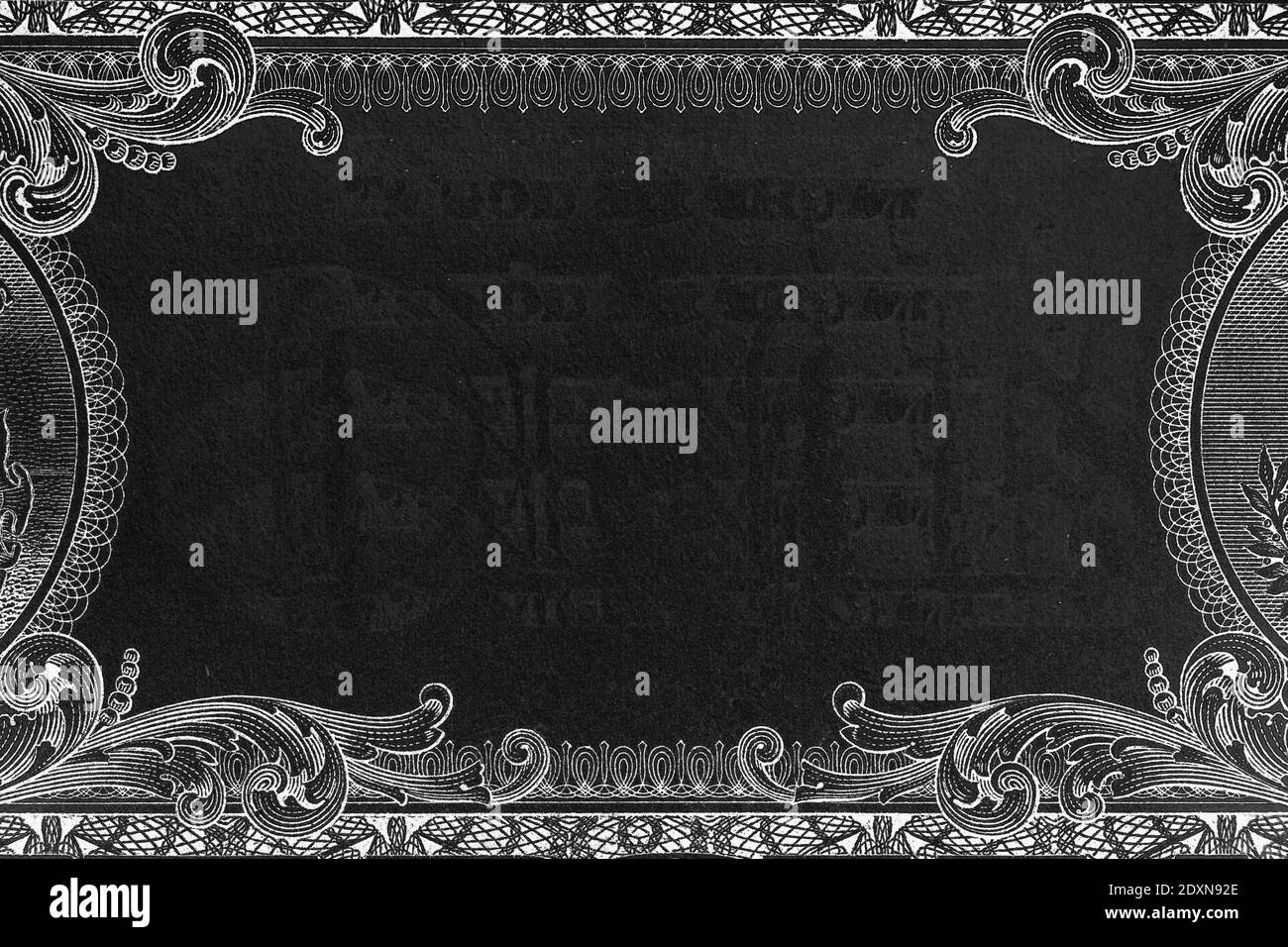 Negative money dollar bill cash Black and White Stock Photos & Images ...