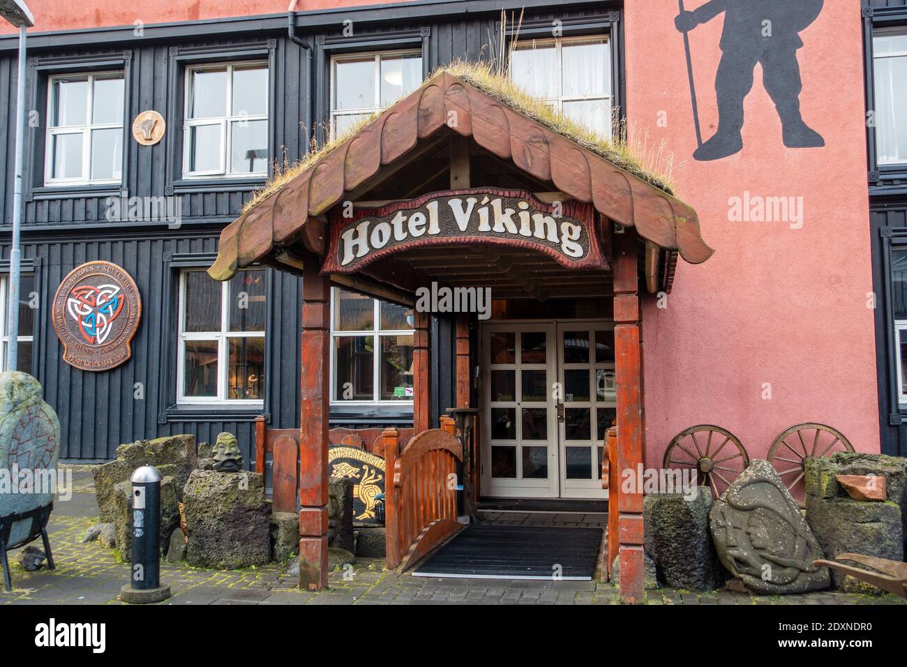 Entrance Door To The Viking Hotel In Hafnarfjordur Iceland A Themed ...