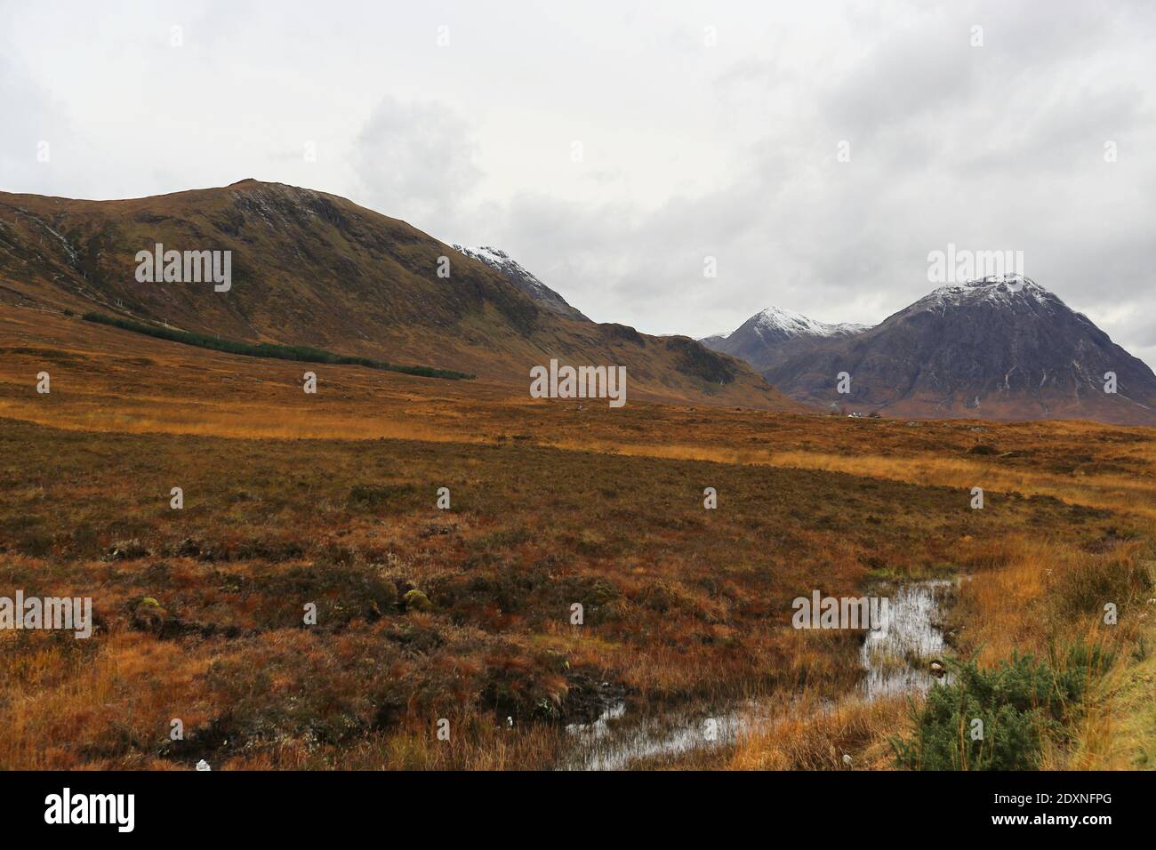 The autumn landscape of the Scottish Highlands Stock Photo - Alamy