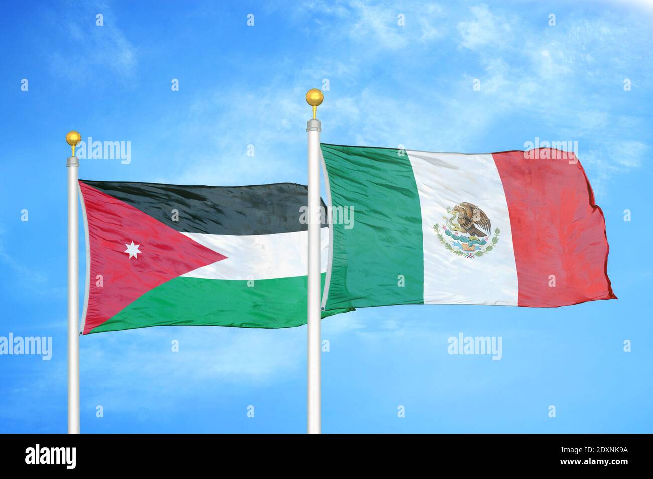 Jordan mexico flag hi-res stock photography and images - Alamy