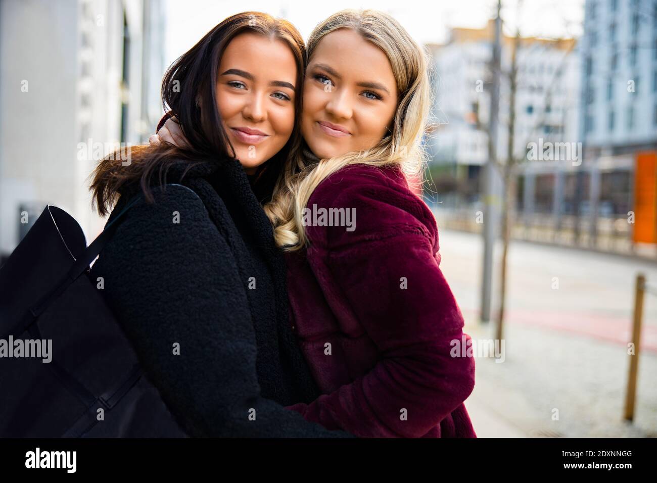 Portrait smiling woman friends in hi-res stock photography and images ...