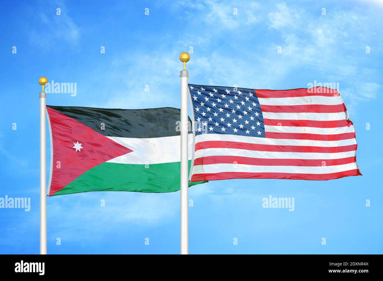 Jordan usa flag hi-res stock photography and images - Alamy