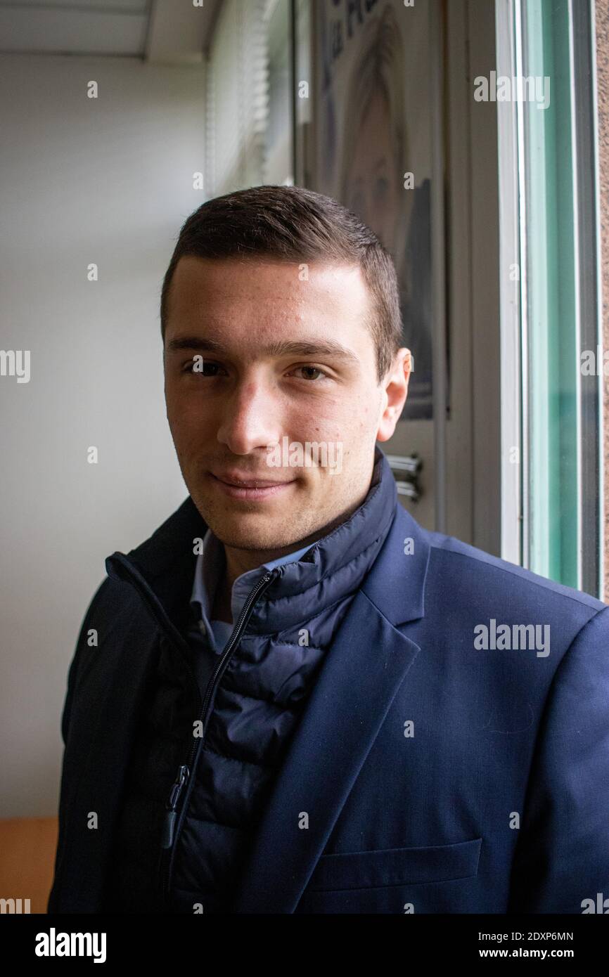 FRA - POLITIQUE - PORTRAIT - JORDAN BARDELLA 6 Avril à Chantepie en ...