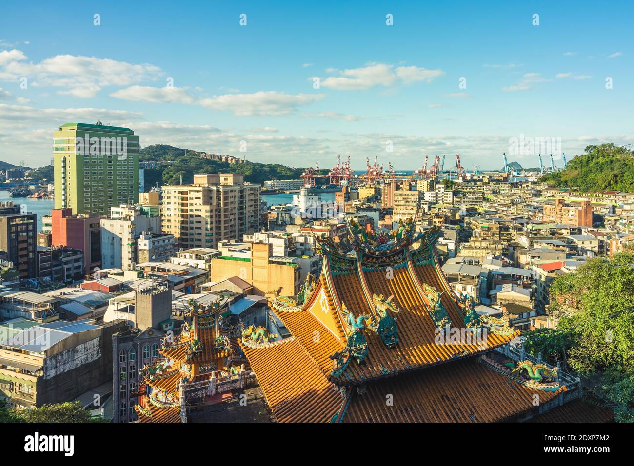 scenery of keelung city and harbor in taiwan Stock Photo - Alamy