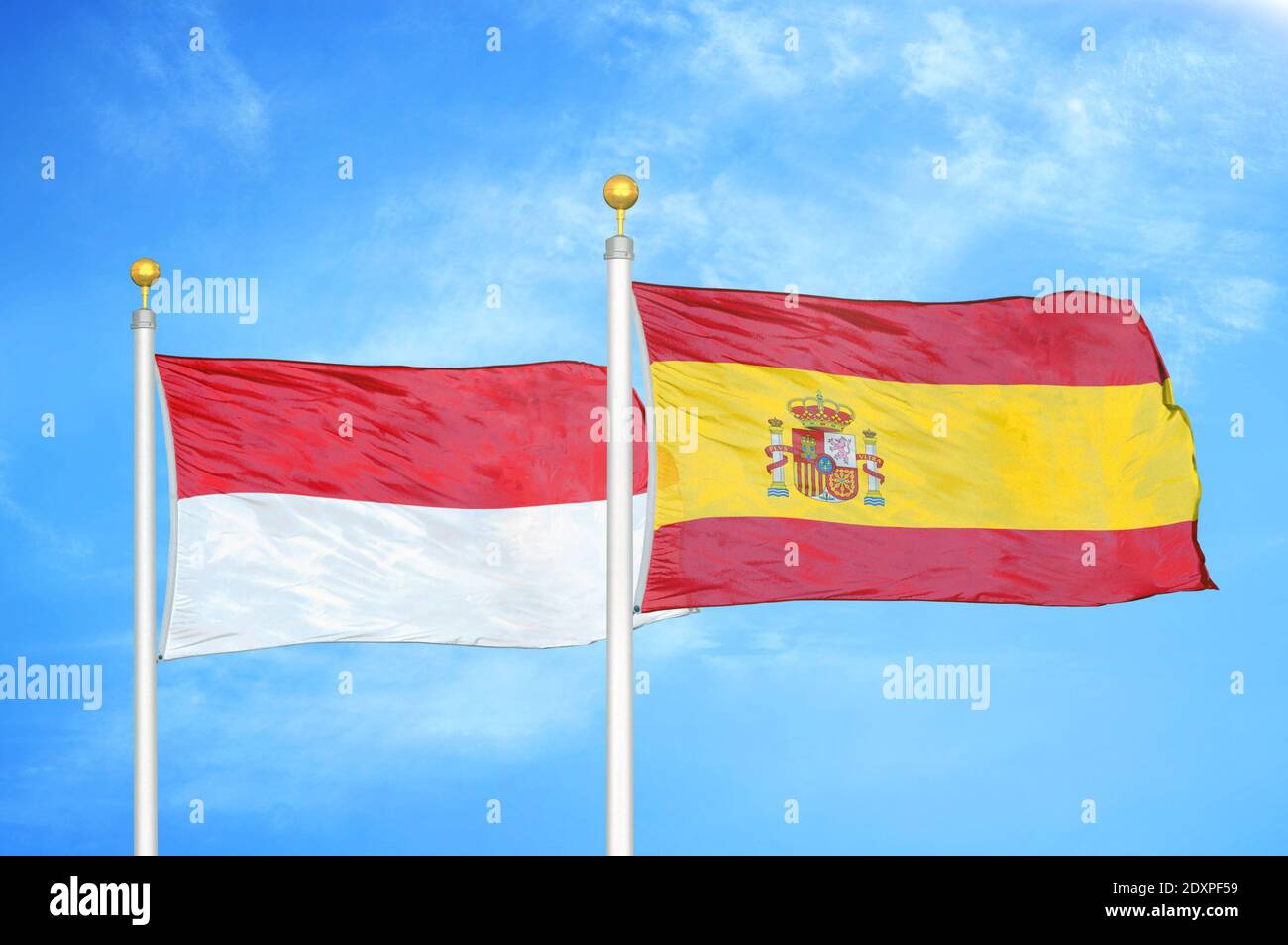Indonesia spain flag hi-res stock photography and images - Alamy