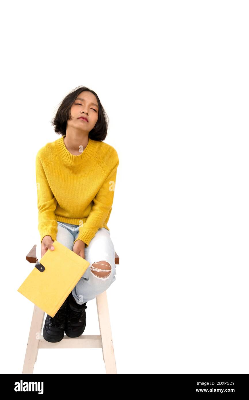 Short asian girl Cut Out Stock Images & Pictures - Alamy