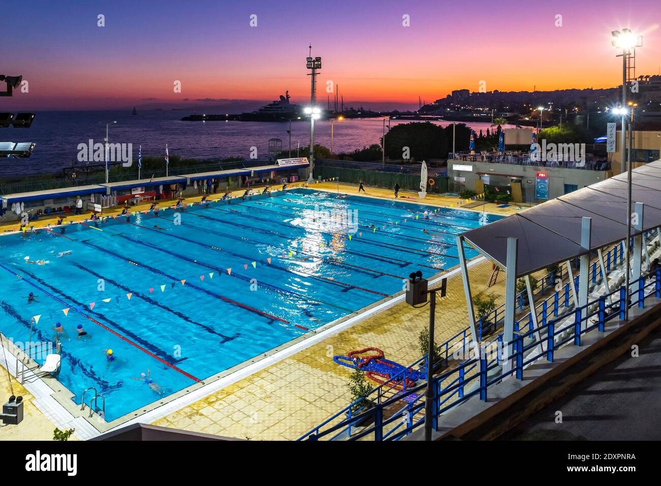 Athens, Greece - December 16, 2019: Picturesque view of Municipal ...