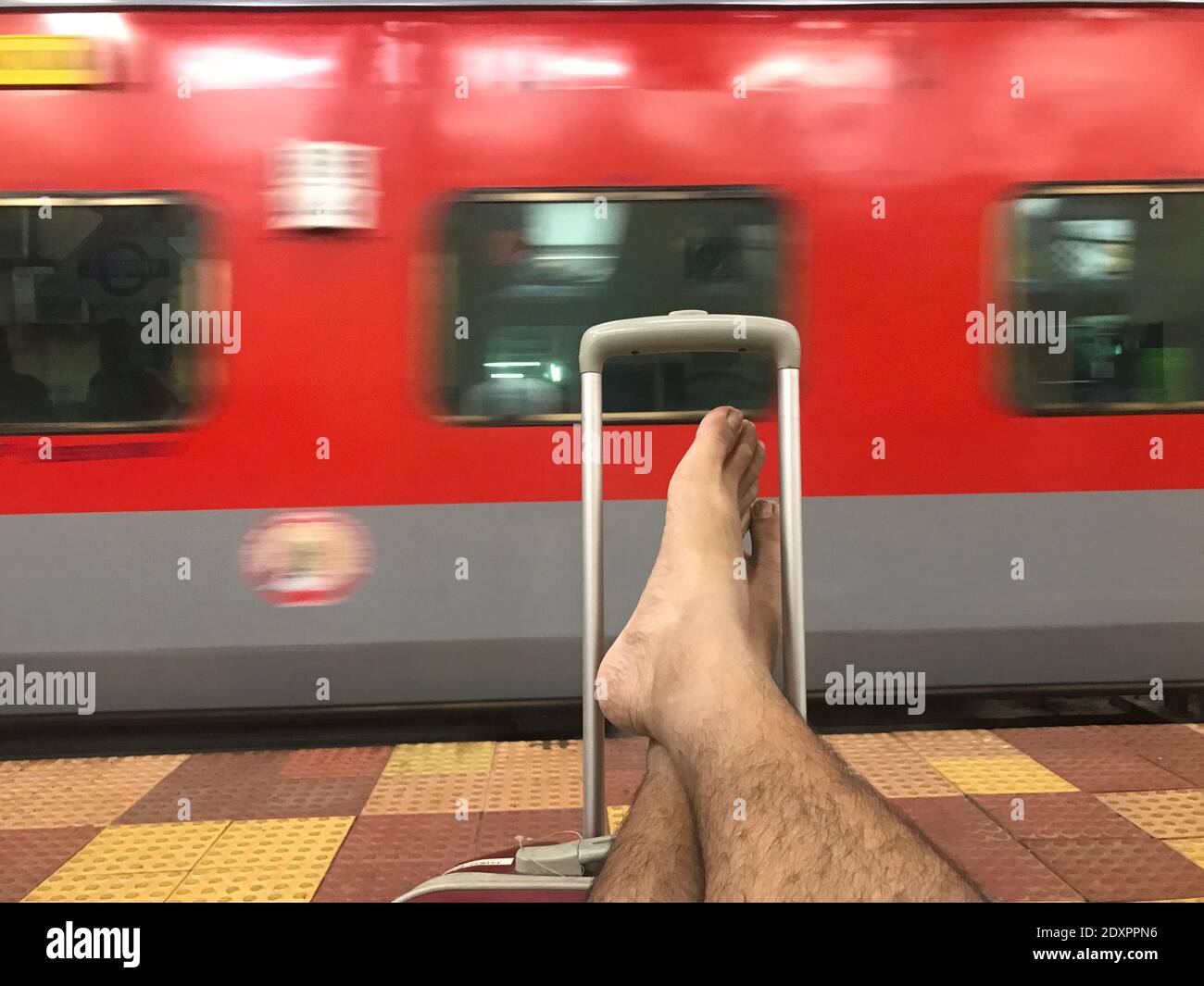 Feet Railroad High Resolution Stock Photography and Images - Alamy