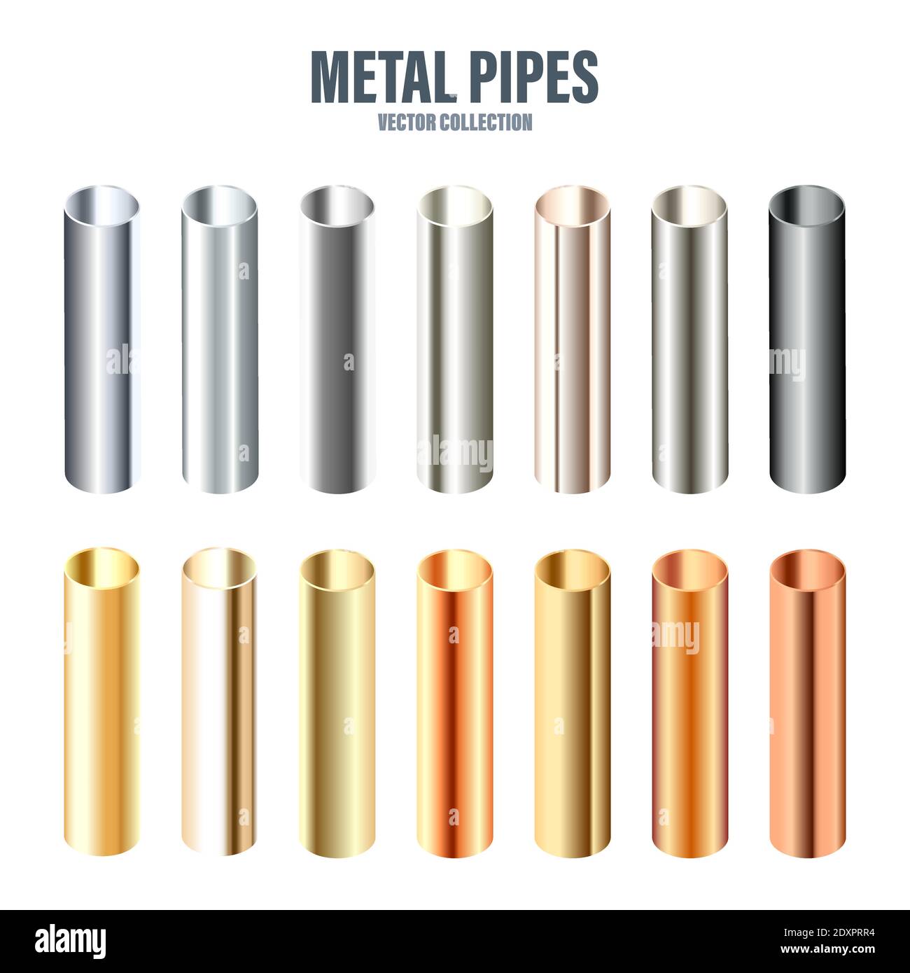 Gold copper cylinder Stock Vector Images - Alamy