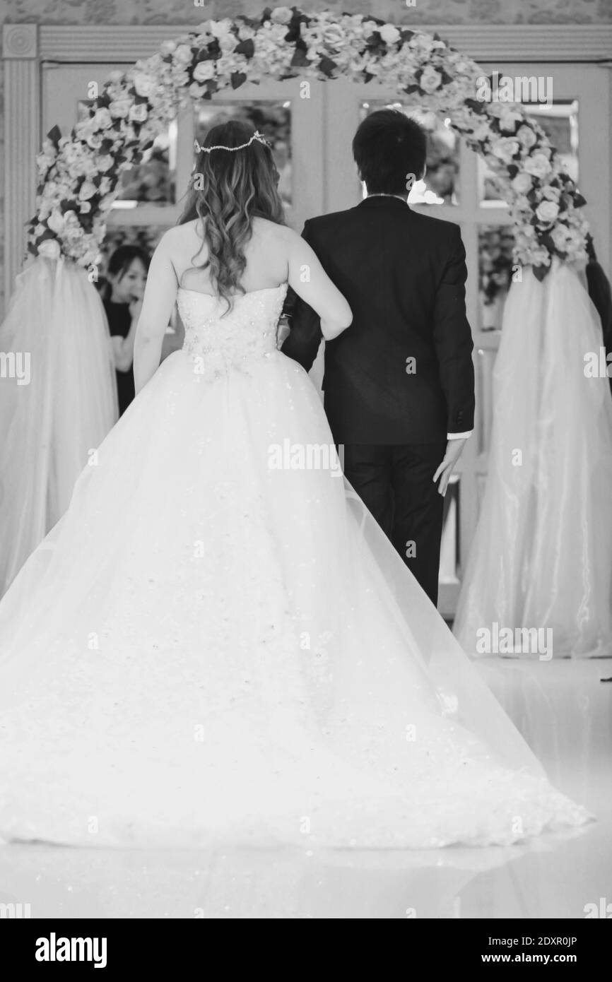 Wedding dress shop rear hi-res stock photography and images - Alamy